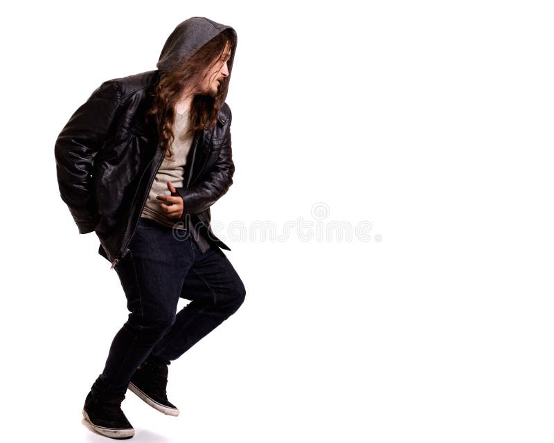 Man with Long Hair stock photo. Image of long, shot, adult - 21308060