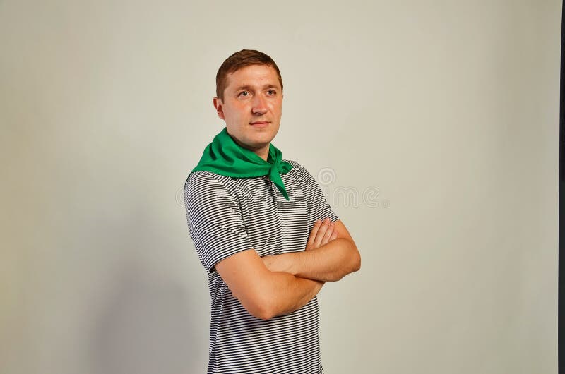 Man looking aside stock photo. Image of expressive, expression - 56687072