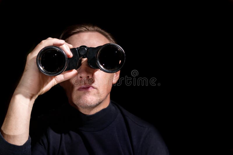 12,782 Man Looking Binoculars Stock Photos - Free & Royalty-Free Stock ...