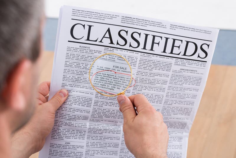 Classifieds stock image. Image of employment, hire, career - 495181