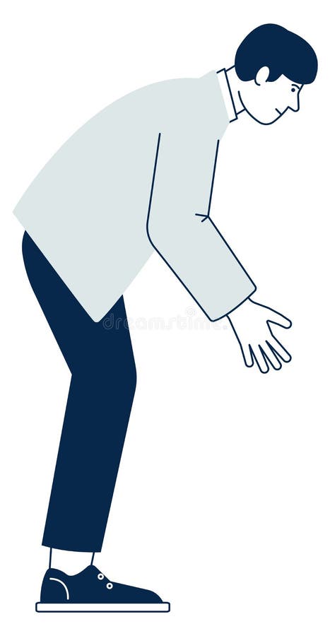 Man Bending Down Stock Illustrations – 131 Man Bending Down Stock ...