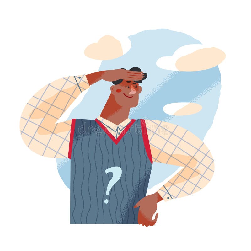 Cartoon Looking Forward Stock Illustrations – 1,166 Cartoon Looking ...