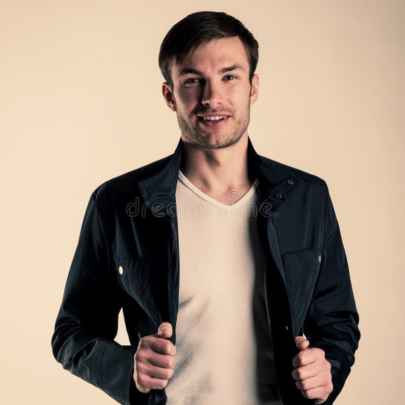 Man looking stock image. Image of attractive, modern - 57443229