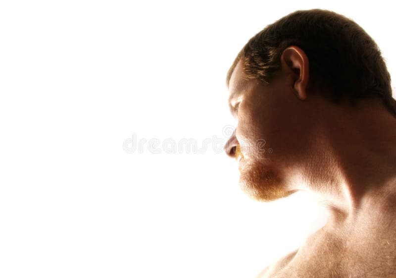 Man looking in the light stock image. Image of light - 11119541
