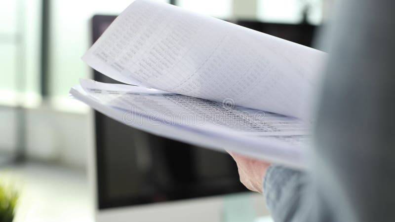 Magnifying Glass Looking at Numbers Close-up Stock Footage - Video of ...