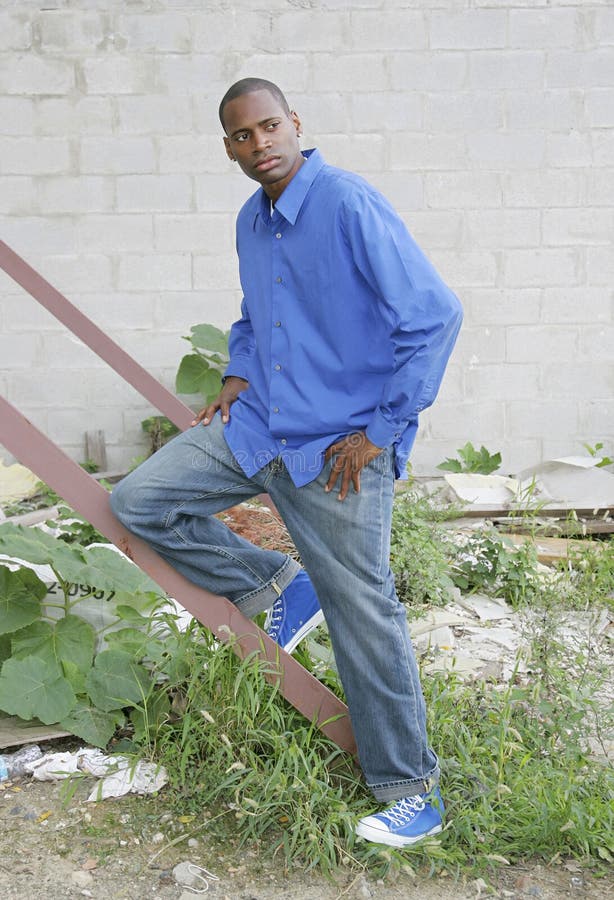 Man looking off stock photo. Image of smiling, outdoor - 7622408