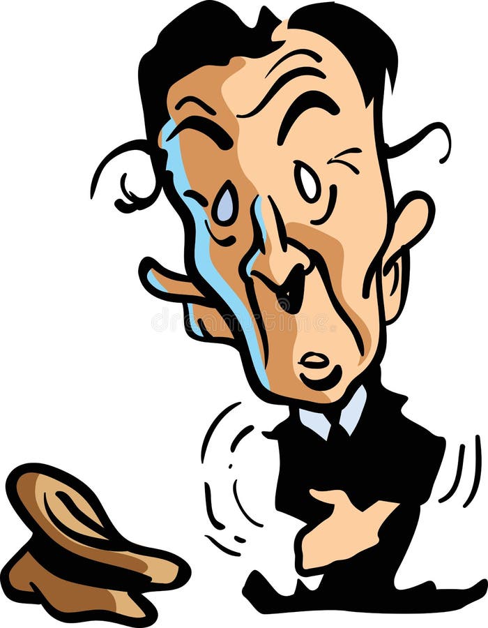 Man Looking in Pockets for Money Stock Illustration - Illustration of ...