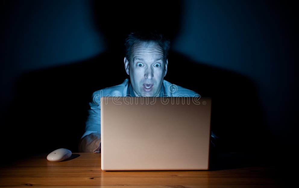 Surprised computer guy stock photo. Image of male, expressions - 29945690