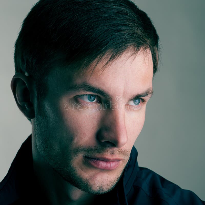 Man looking stock photo. Image of evil, macho, cool, people - 57442998