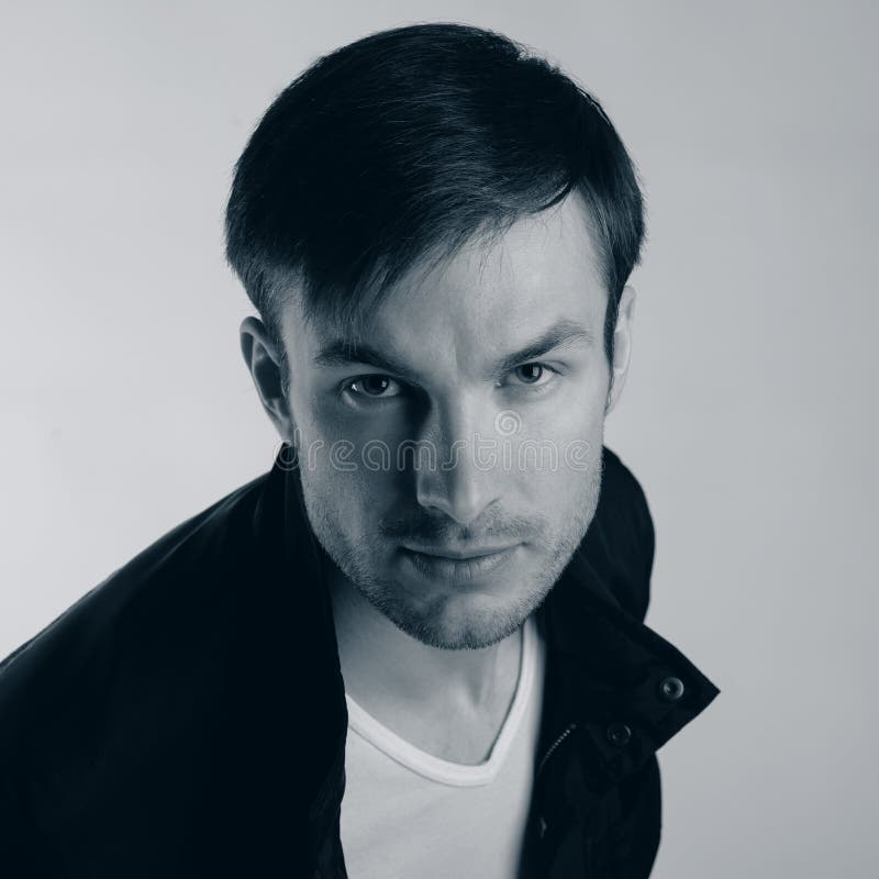 Man looking stock image. Image of attractive, head, angry - 57443123