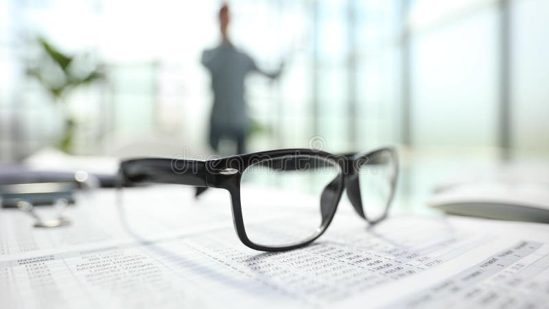 Magnifying Glass Looking at Numbers Close-up Stock Video - Video of ...