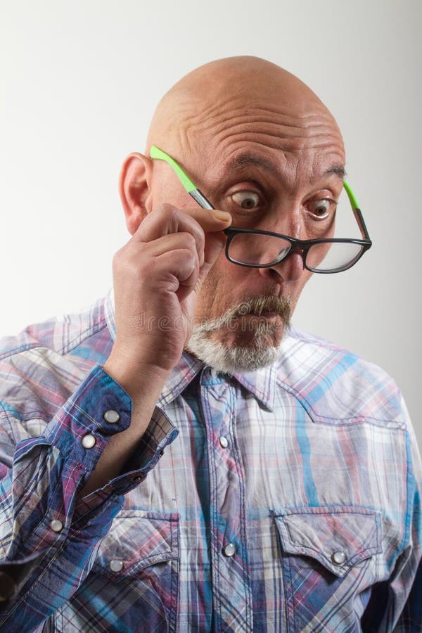 Man looks surprised stock image. Image of close, eyes - 50293023