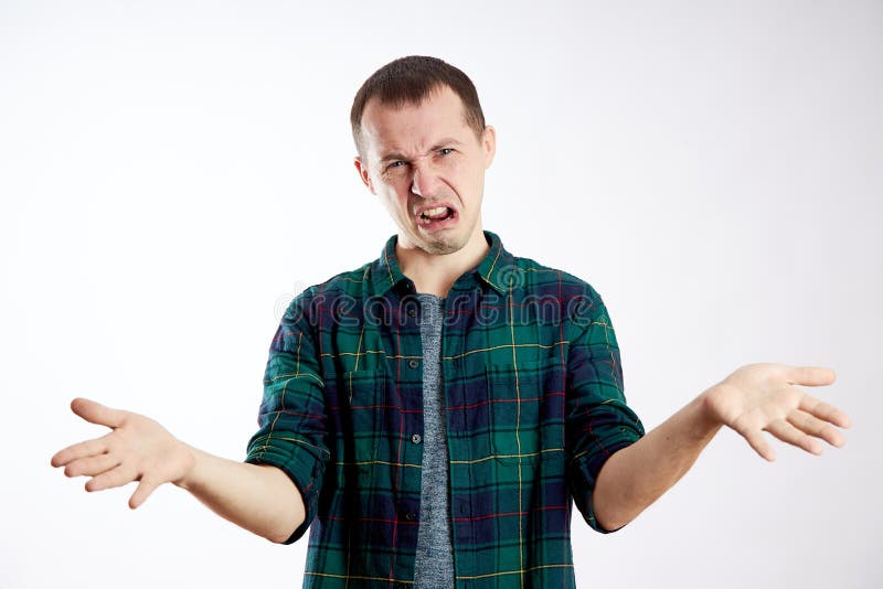 Man Lost, Defeat, Failed. Guy is Disappointed, Bad Day Stock Image ...