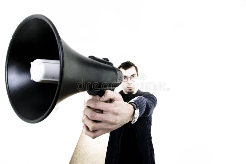 15,136 Man Loudspeaker Stock Photos - Free & Royalty-Free Stock Photos ...