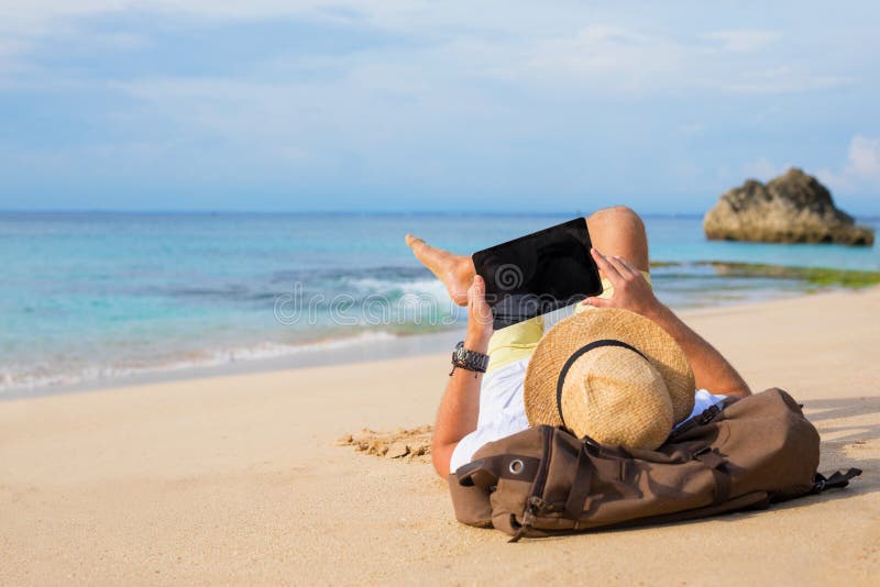 5,188 Man Lying Beach Stock Photos - Free & Royalty-Free Stock Photos ...