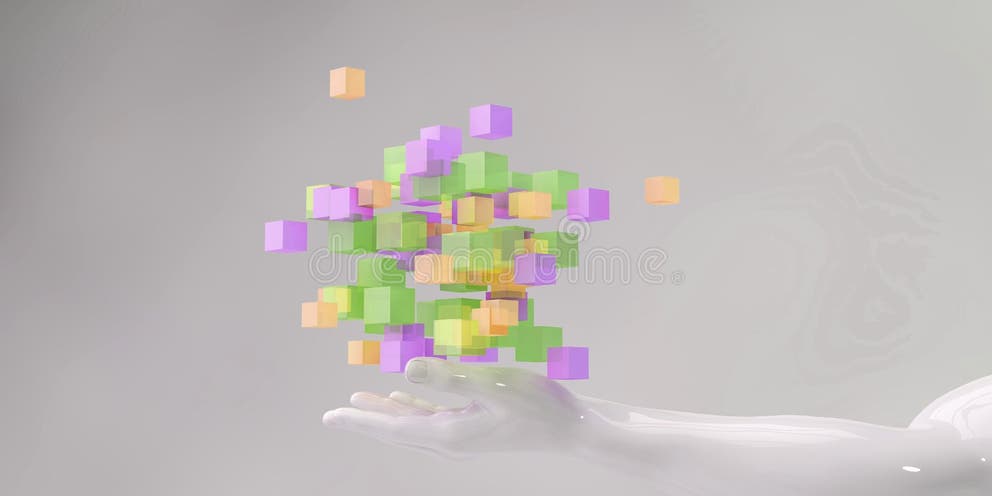 Man Machine Integration stock illustration. Illustration of integrated ...