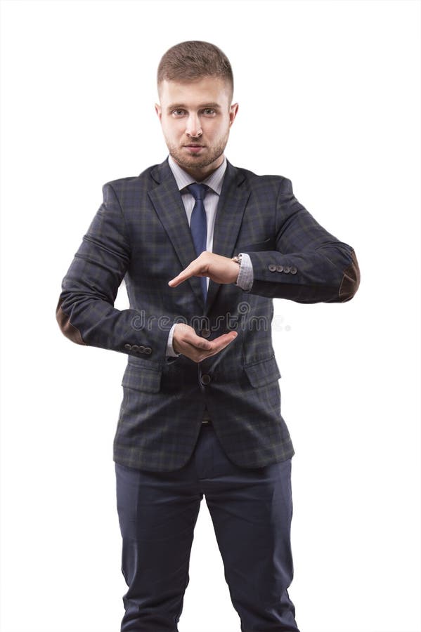 Man Made a Shape of a Ball from His Hands Stock Image - Image of earth ...