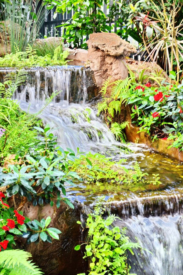 Man-made waterfall stock photo. Image of great, nature - 38775398