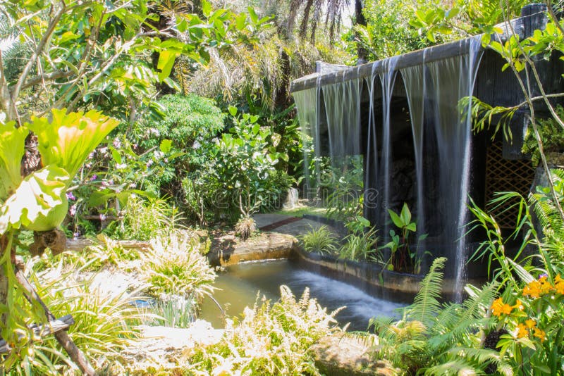 The man made waterfall stock image. Image of waterfall - 45205829