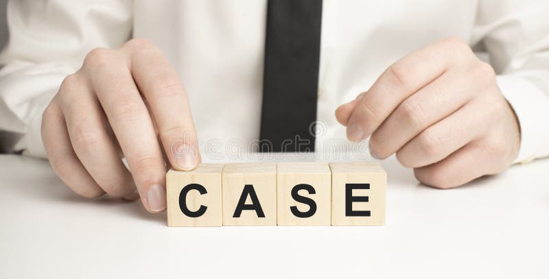 Man Made Word Case with Wood Blocks Stock Image - Image of cognition ...