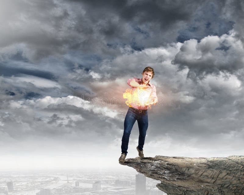 Man Throwing Ball Fire Stock Photos - Free & Royalty-Free Stock Photos ...