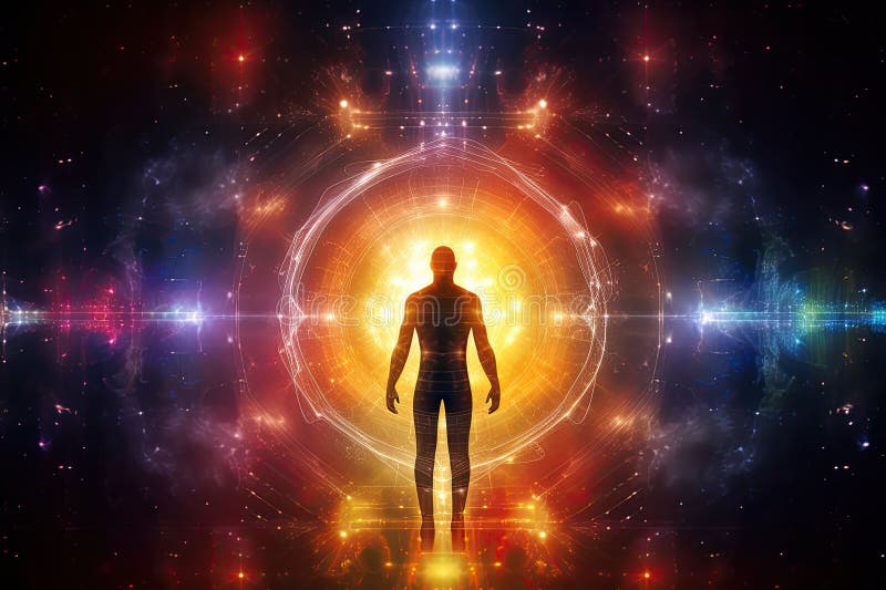 Man main chakras scheme stock illustration. Illustration of motion ...