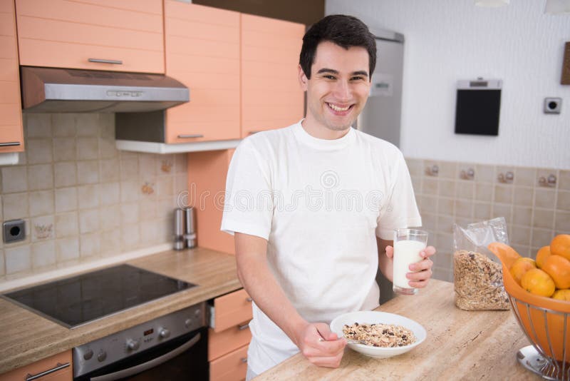 Muesli Makes Healthy Breakfast Stock Photos - Free & Royalty-Free Stock ...