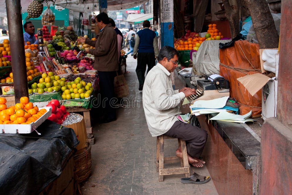 Man Makes Printing Documents on a Typewriter Editorial Stock Photo ...