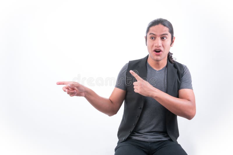 Man Making Crazy Gestures and Making Hand Gestures Stock Image - Image ...