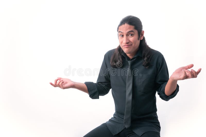 Man Making Crazy Gestures and Making Hand Gestures Stock Image - Image ...