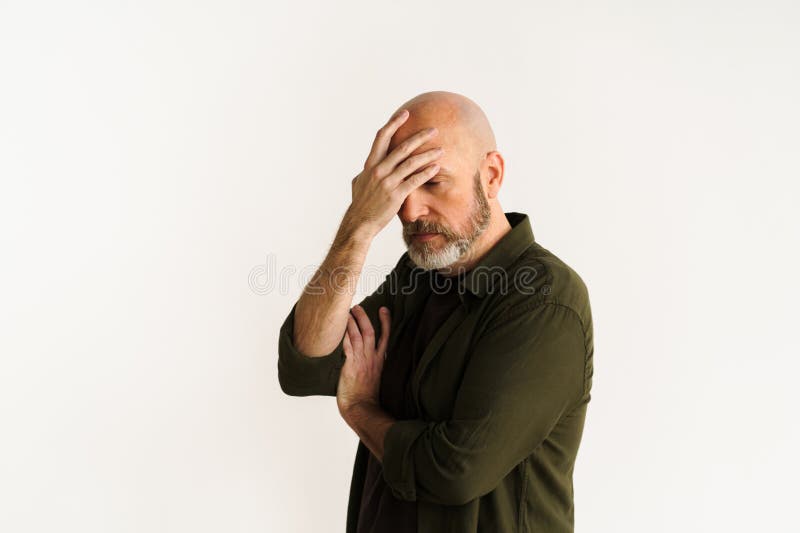 Man Making Facepalm Gesture, Expressing Frustration and Disappointment ...