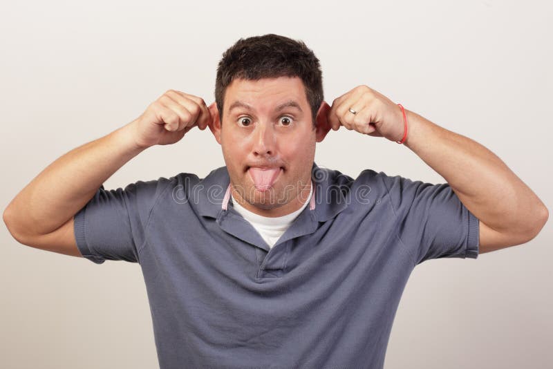 Man making a weird face stock photo. Image of ugly, uglyness - 21646616