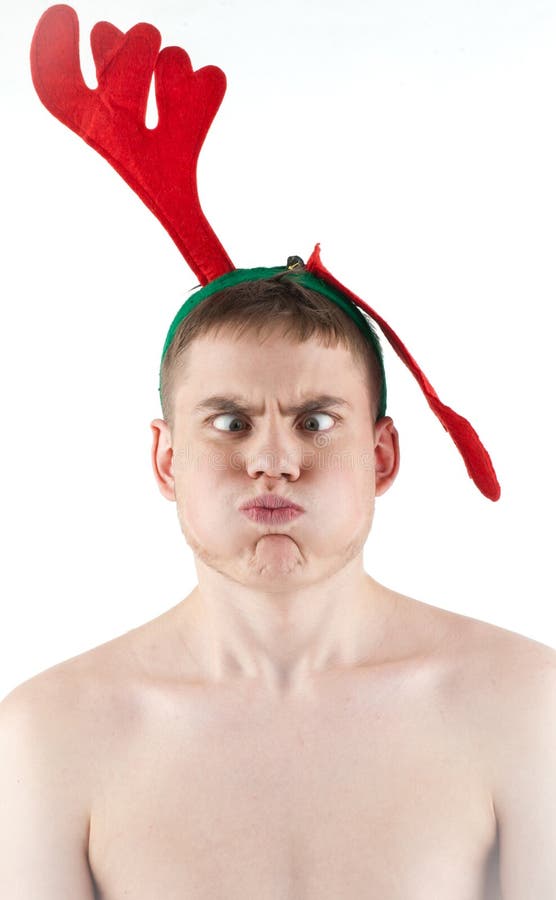 Man making funny face stock image. Image of happy, head - 23713713