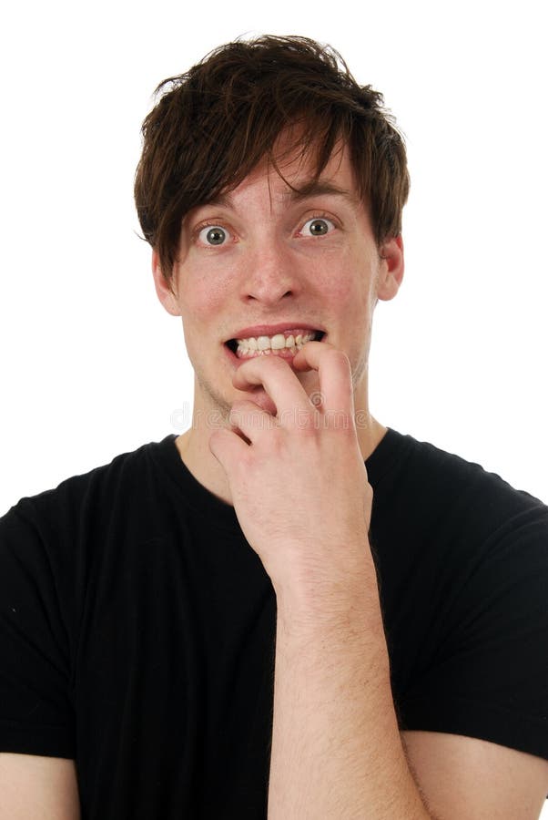 Man making mistake stock image. Image of eyed, conceptual - 17035623