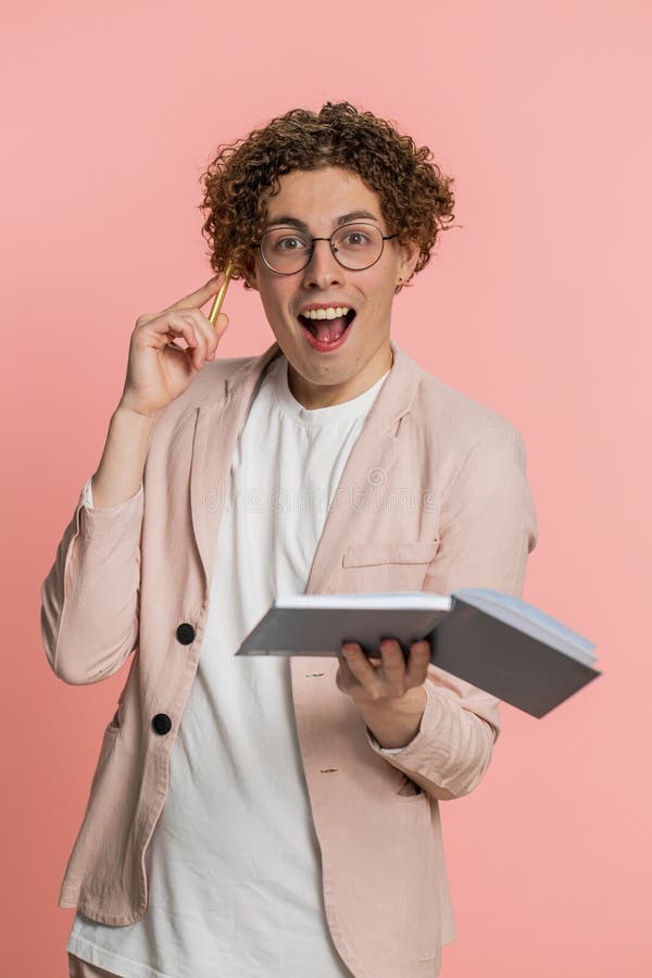 Man Making Notes Writing Down Thoughts with Pen into Notepad Notebook ...