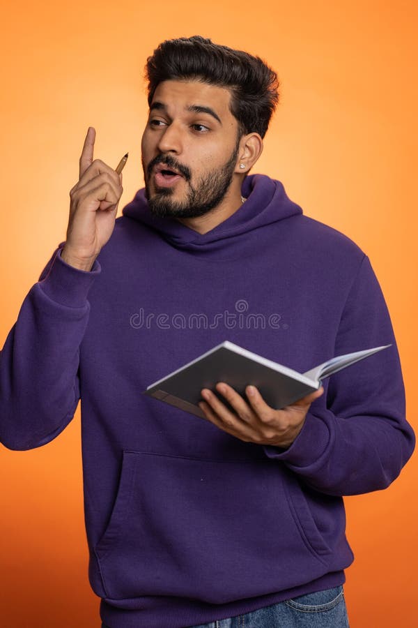 Man Making Notes, Writing Down Thoughts with Pen into Notepad Notebook ...