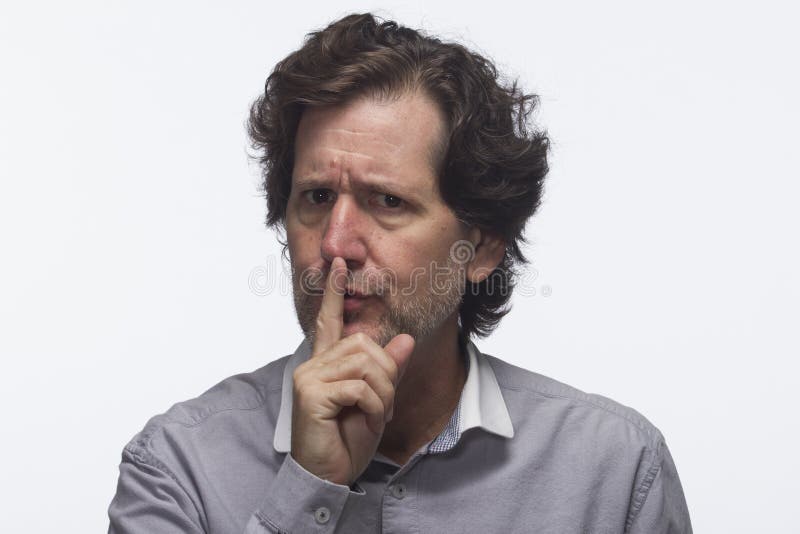 Man Plugging Nose, Horizontal Stock Image - Image of stench, smell ...