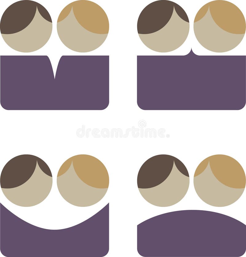 Man man communication stock vector. Illustration of contour - 48808134