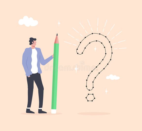 Man, Manager Ask Questions and Get Answers. Online Support Center Stock ...