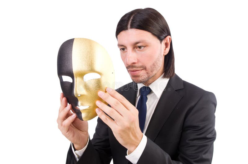 Man with mask stock photo. Image of funny, espionage - 40679396