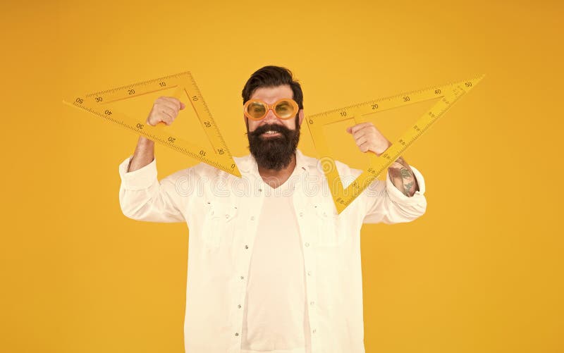 Man Math Lesson. Smart Student. Back To School. College University ...