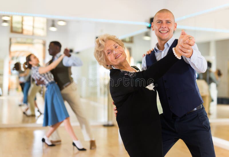 Man and Mature Woman Learning To Dance Classical Ballroom Dance Stock ... Man and Mature Woman Learning To Dance Classical Ballroom Dance Stock ...