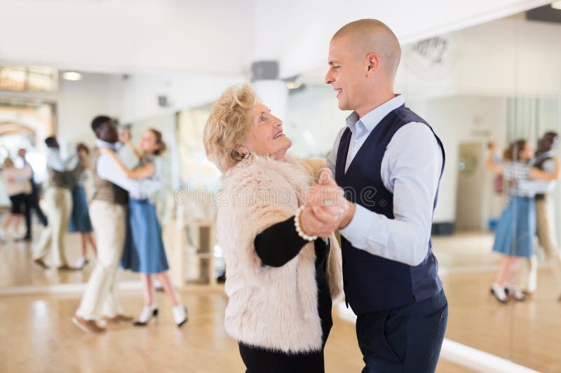 Man and Mature Woman Learning To Dance Classical Ballroom Dance Stock ... Man and Mature Woman Learning To Dance Classical Ballroom Dance Stock ...