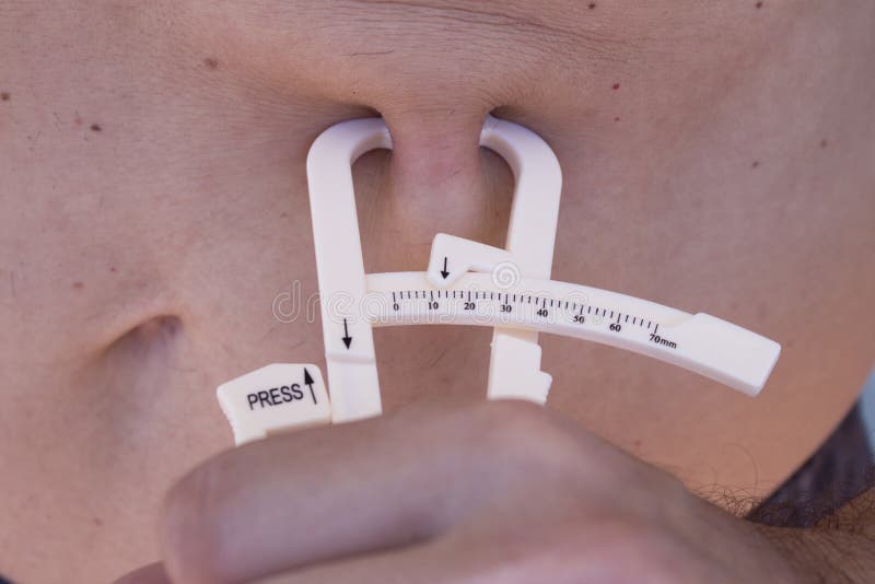 Man Measuring Body Contouring Stock Image - Image of body, adult: 77372815