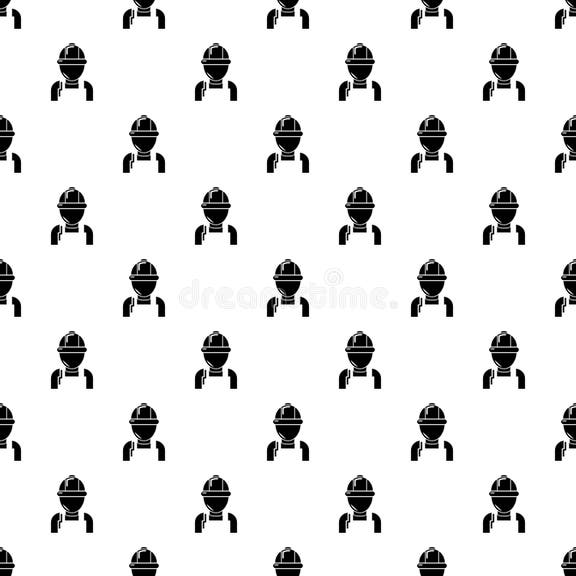 Man Mechanic Pattern Vector Seamless Stock Vector - Illustration of ...
