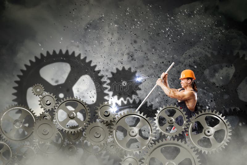 Man mechanic stock photo. Image of business, caucasian - 43856302