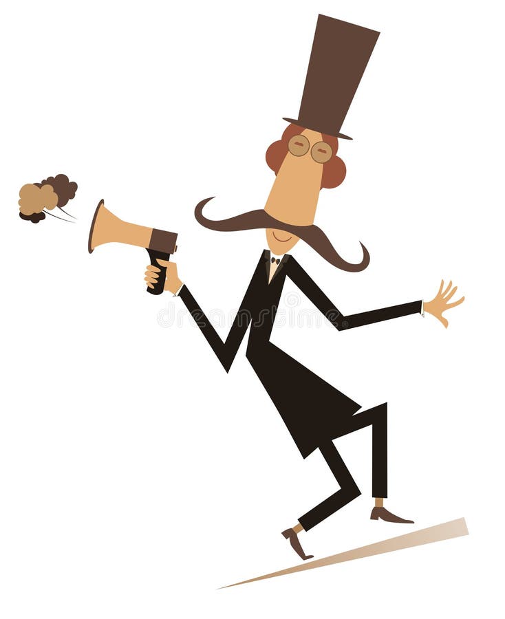 Man, Megaphone and News Illustration Stock Vector - Illustration of ... Man, Megaphone and News Illustration Stock Vector - Illustration of ...