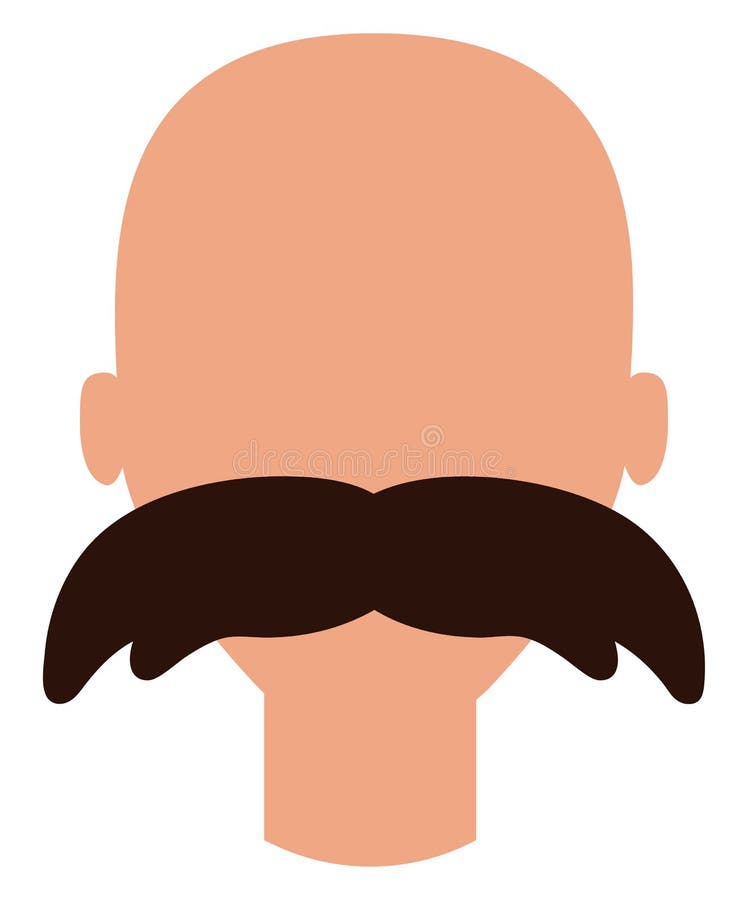 Messy Mustaches Stock Illustrations – 3 Messy Mustaches Stock ...