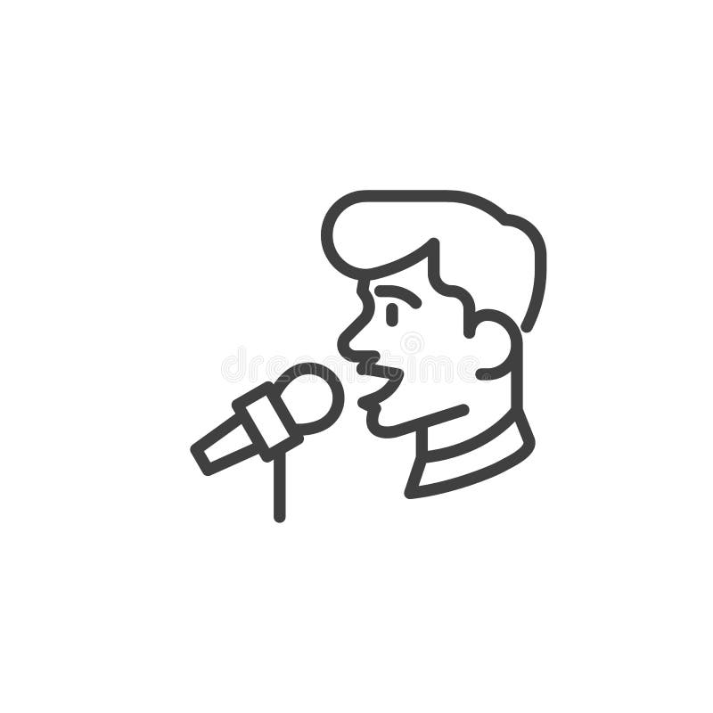 Singing Man Logo Stock Illustrations – 675 Singing Man Logo Stock ...
