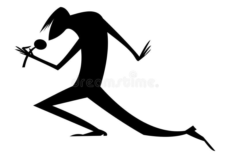 Man Singing Silhouette Stock Illustrations – 1,216 Man Singing ...